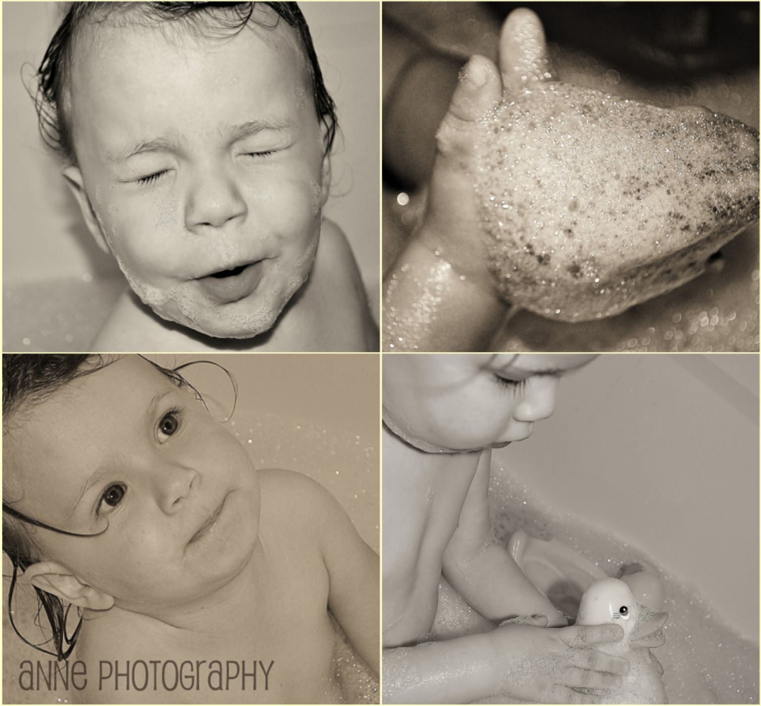 hot coffee mama: Bath Time Collage