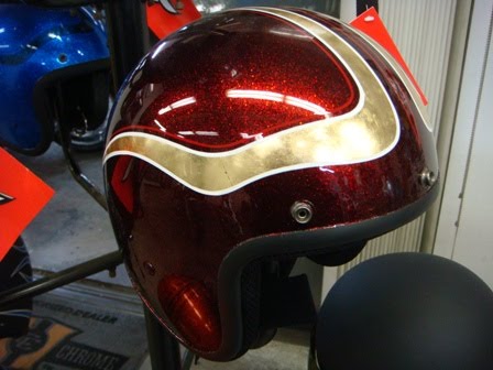 MOTOMO: Custom Painted (D.O.T.) Open Face Helmets