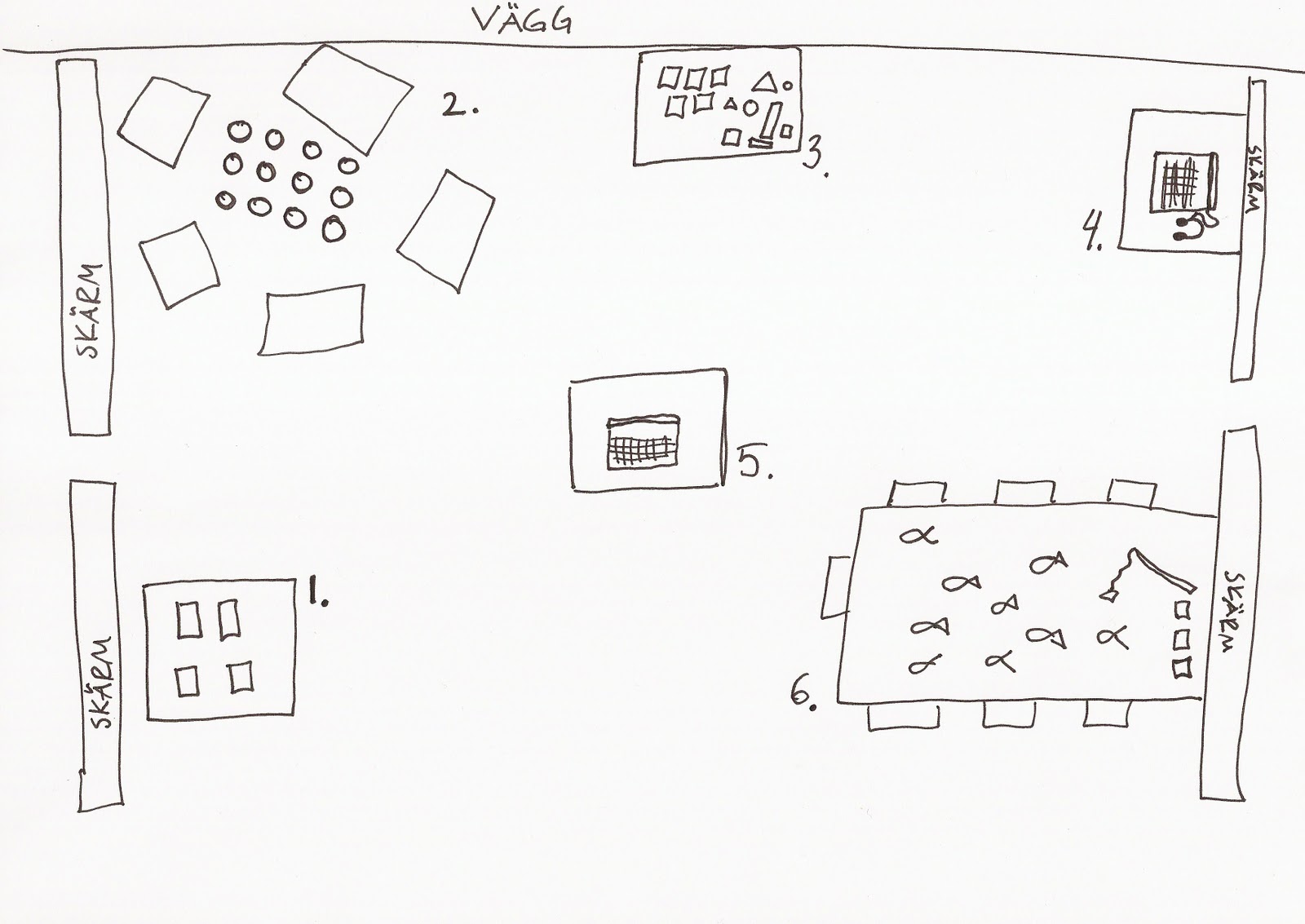 Skapa material för mattelek i förskolan