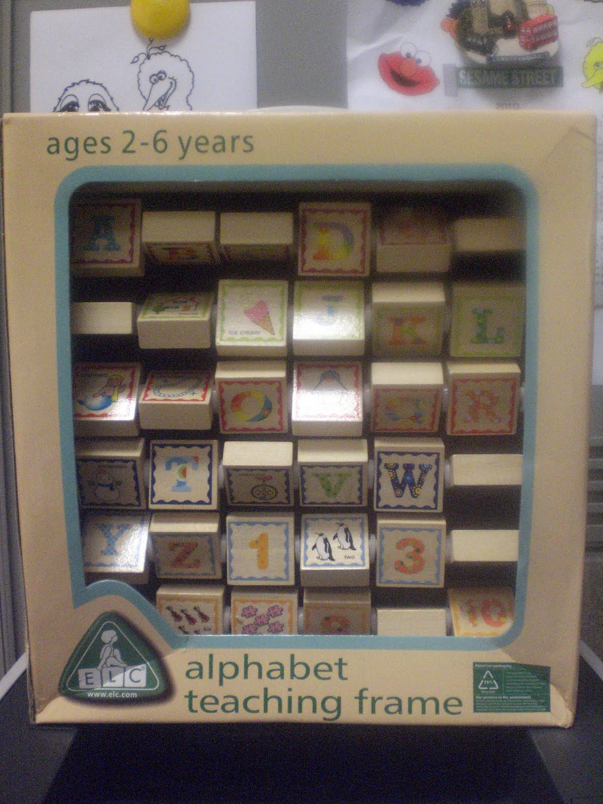 LoveB3ingPreggie: ELC Alphabet Teaching Frame - SOLD