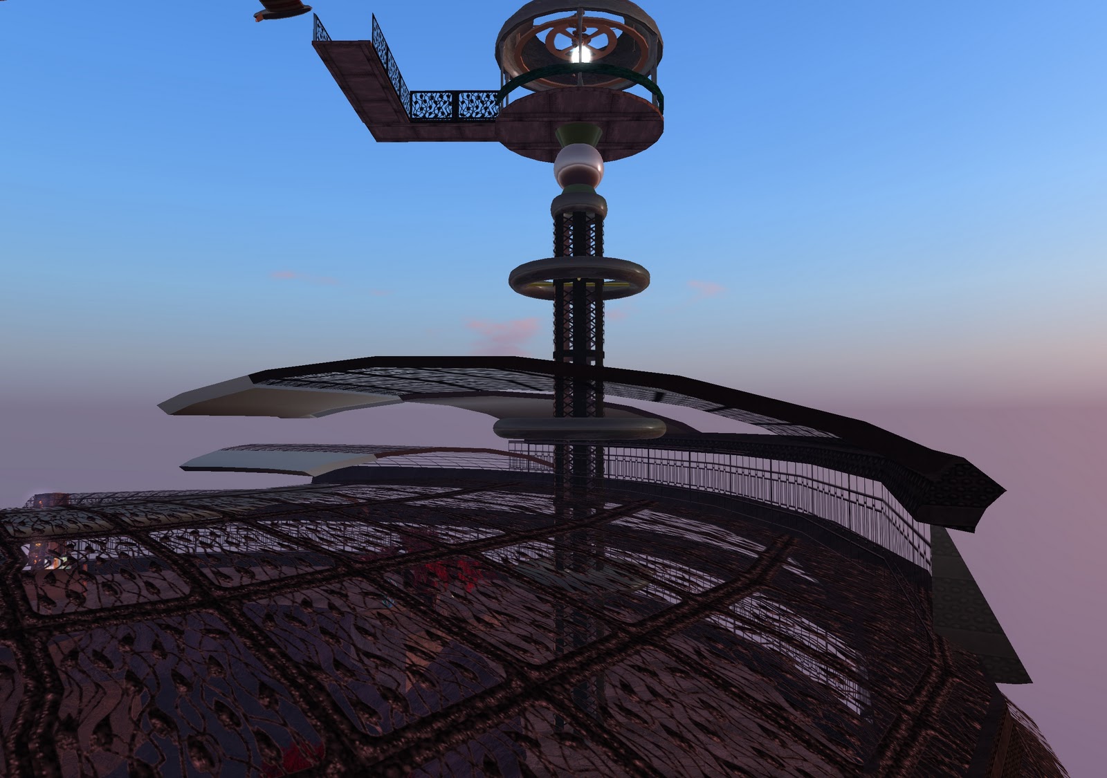 Chey's Second Life Blog: Every Store Needs an Airship Dock