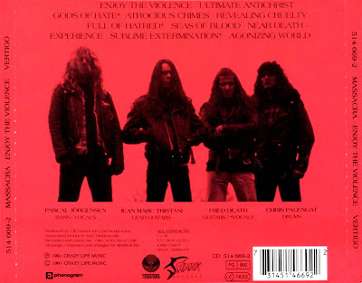 EL MUNDO THRASH EN LOS 90´S: MASSACRA -enjoy the violence 1991