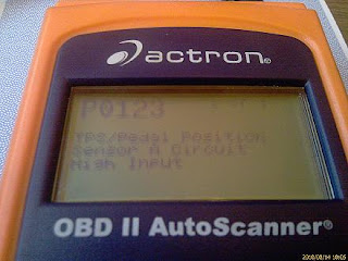 Servicing The Kia Optima: Code P0123 & Slipping Transmission