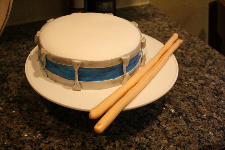 Snare Drum Birthday Cake... In a Hurry - Life Cake & Whimsy