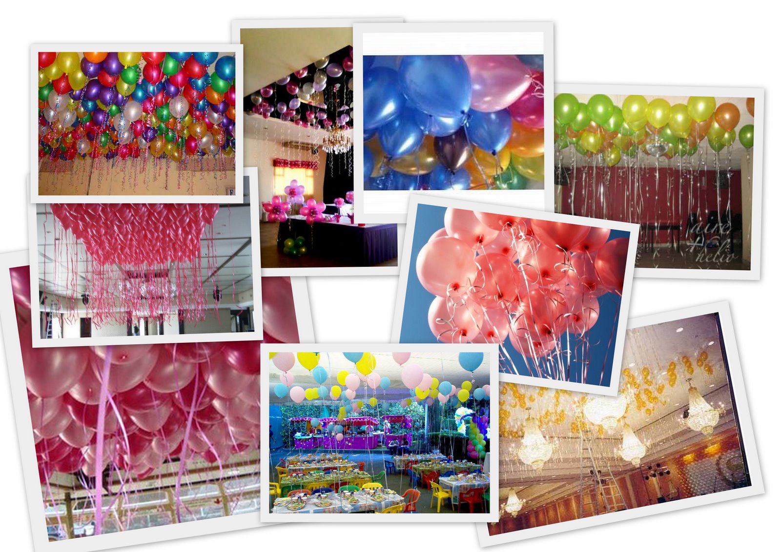 Deco Globos Any: Globos inflados con gas helio