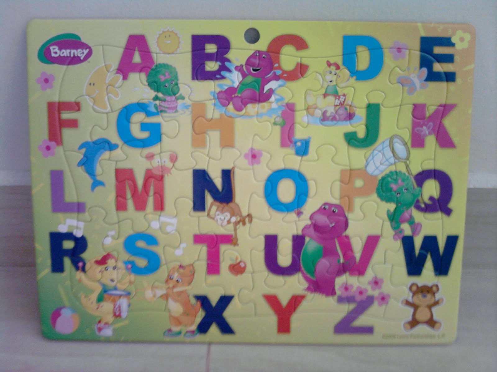 My Little Blogshop: BARNEY JIGSAW PUZZLES