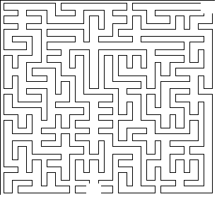 Welcome to my world of puzzles: Puzzle 177 : Maze 138 : Block Maze : Easy