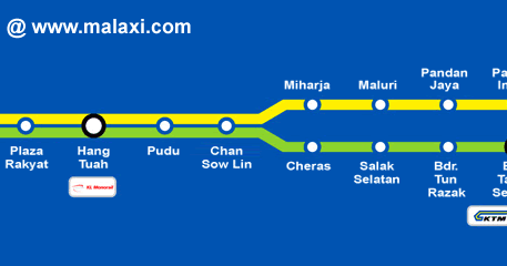 Hiyyl's Travel Info Station: Ampang Line / Sri Petaling Line Route Map ...