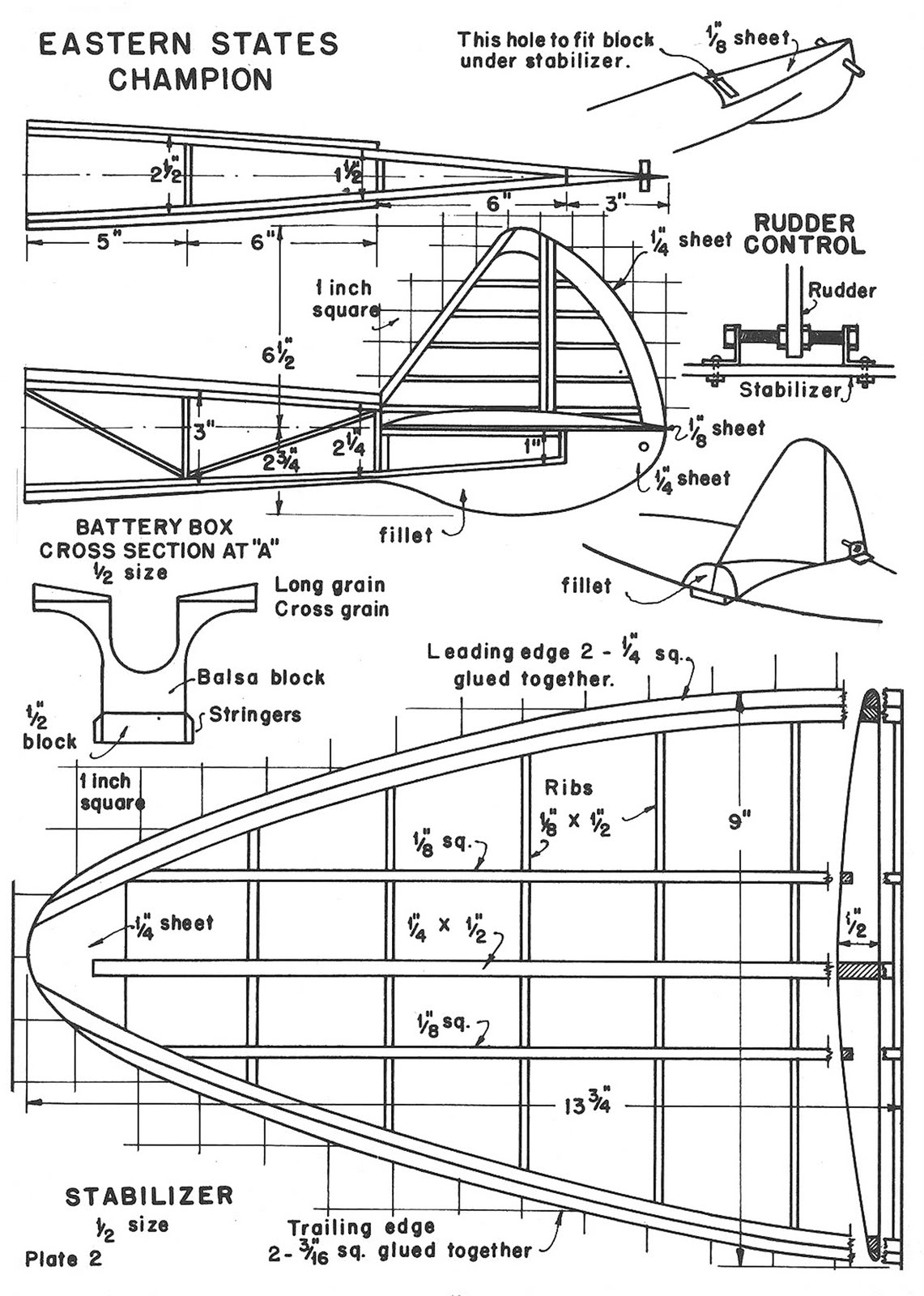 Volar Libremente - Free Flight Models Airplanes: GAS CHAMPION ( Eastern ...