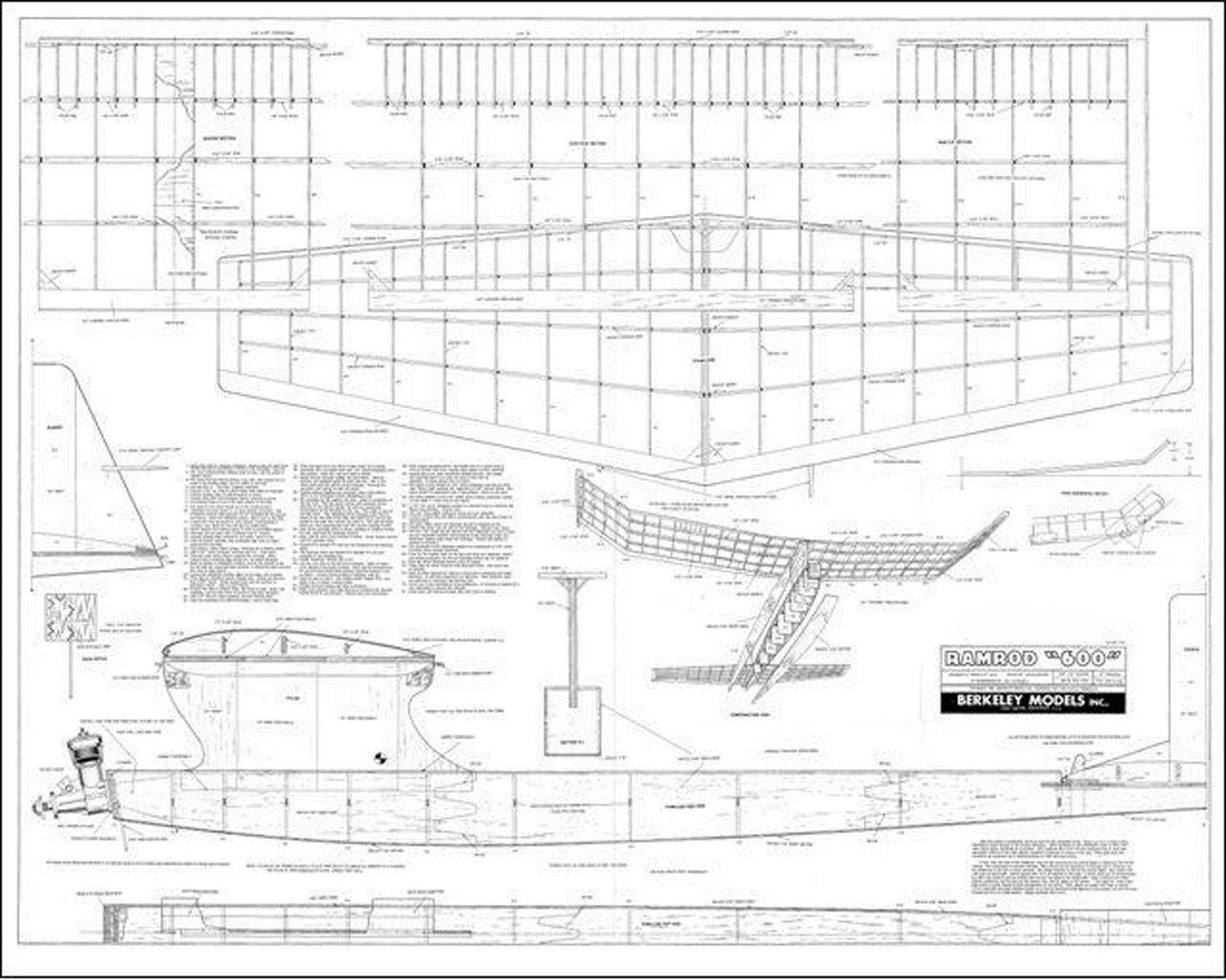 Volar Libremente - Free Flight Models Airplanes: RAMROD 250 - 600. Ron ...