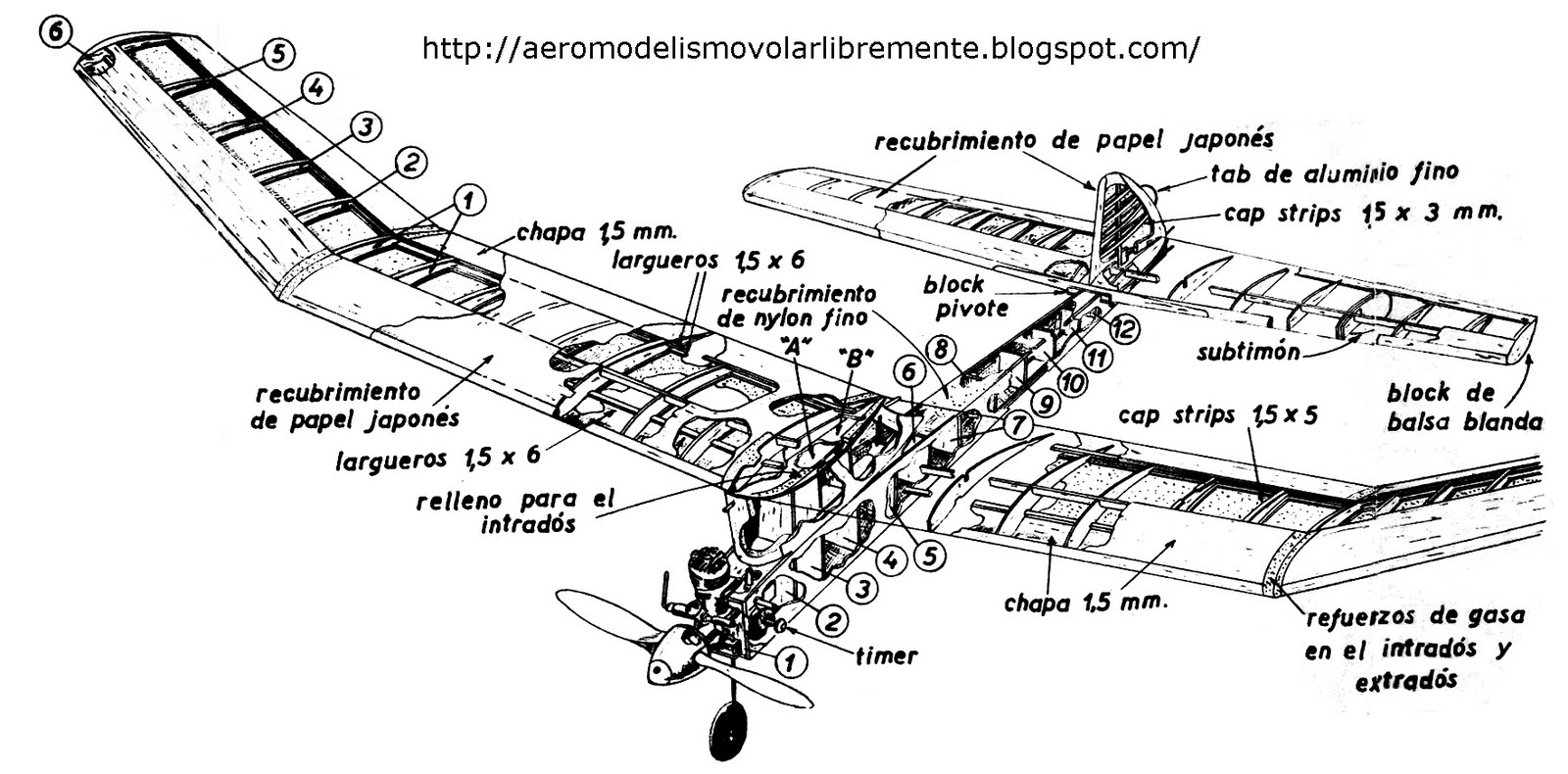 Volar Libremente - Free Flight Models Airplanes: PERFIDIO de Gary ...