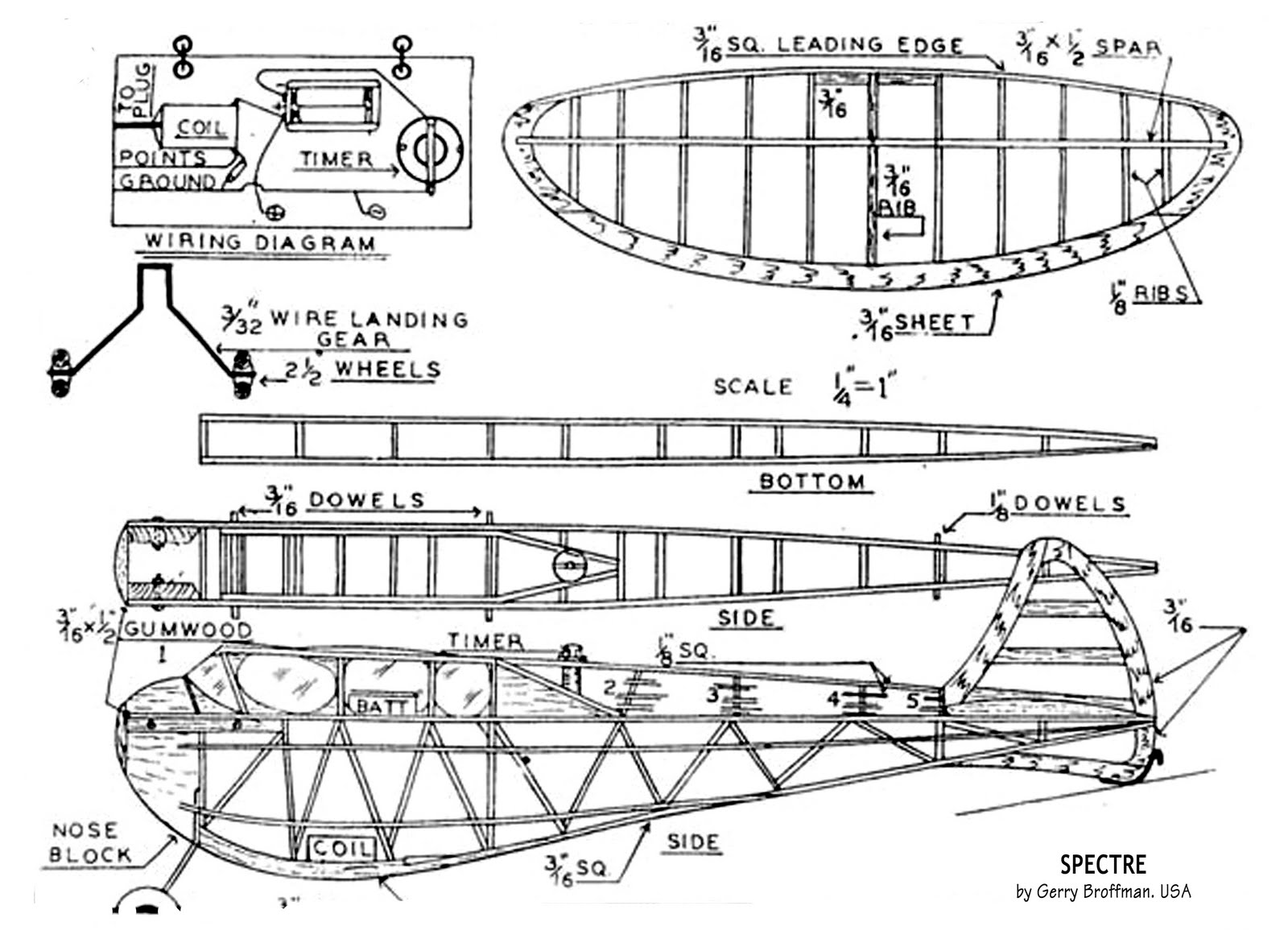 Volar Libremente - Free Flight Models Airplanes: SPECTRE. de Jerry ...