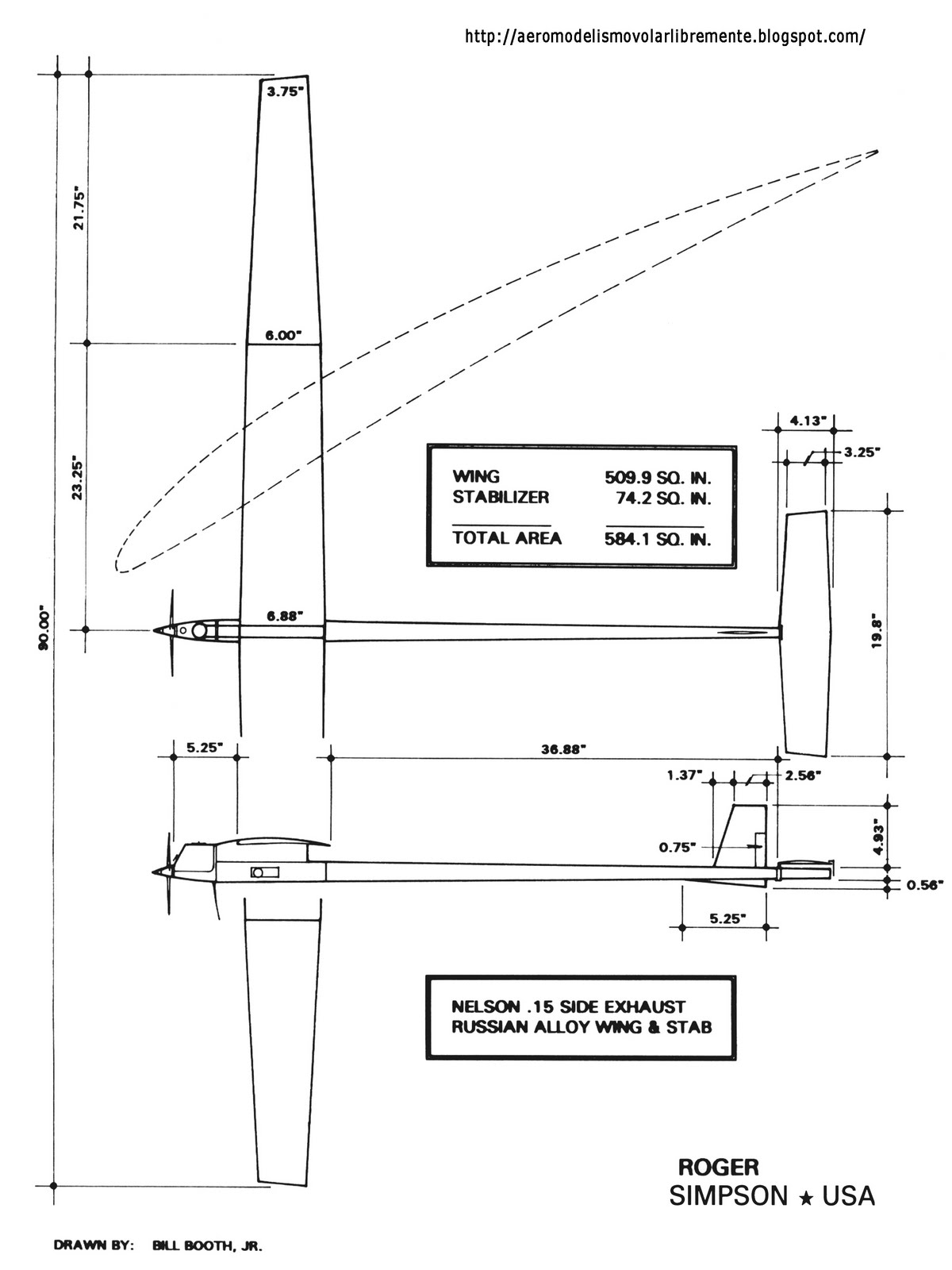 Volar Libremente - Free Flight Models Airplanes: F1C de Roger Simpson.USA.