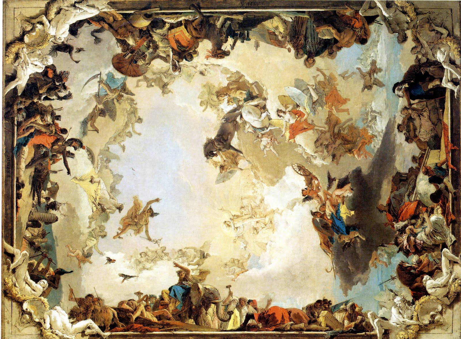 cityzenart: Tiepolo ceiling paintings