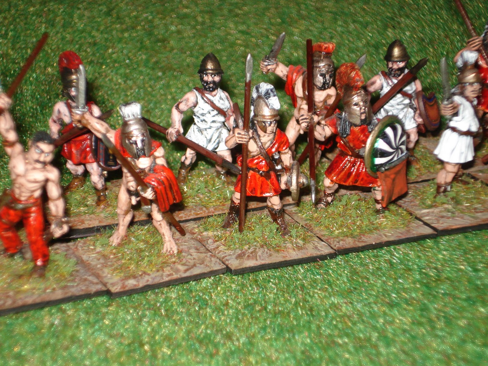 Little Wars Gallery: L'armée spartiate du Roi Agis III...