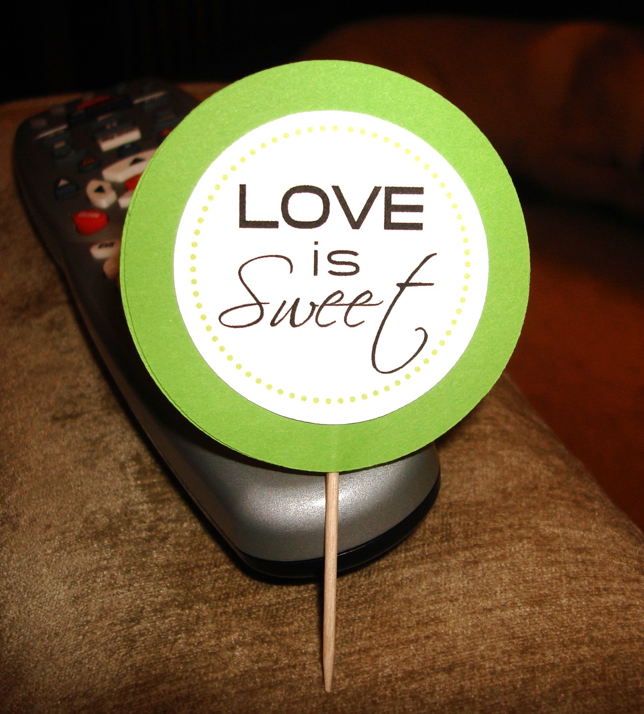 Happily After All: DIY: Cake Picks