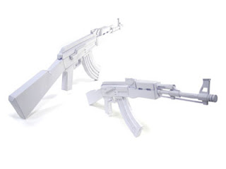 duckDesign: AK47 Paper Gun Model Kit