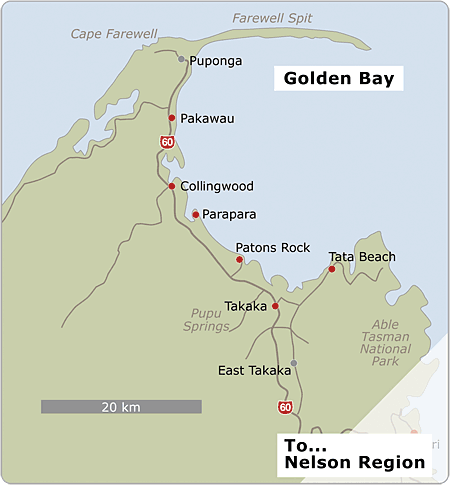 Golden Bay isla sur de Nueva Zelanda - Parte 1