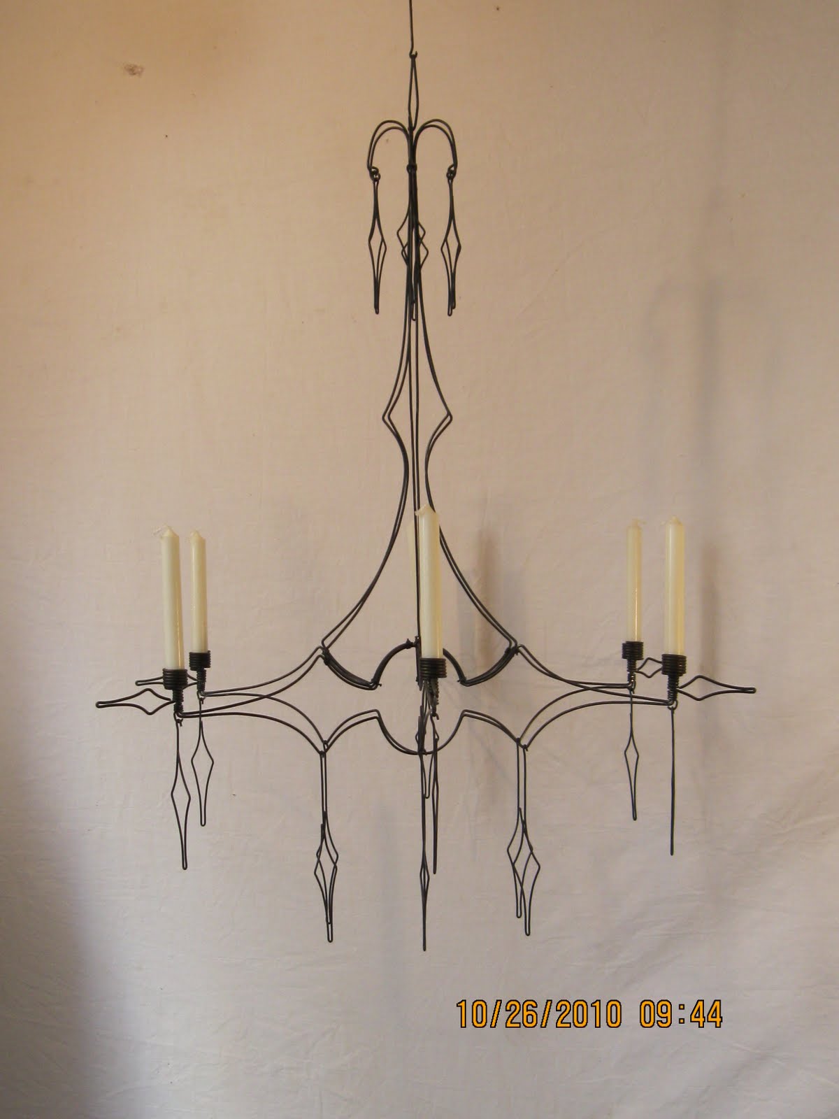 wire candle chandeliers: Latest creations...Note that all chandeliers ...