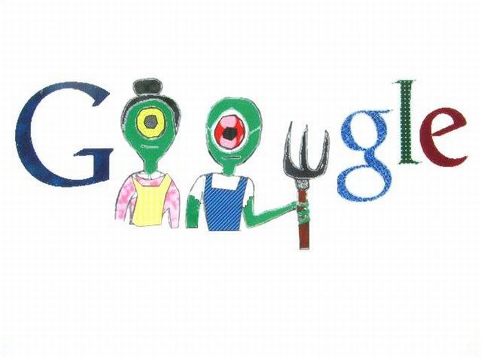 Google Logo Drawn By Kids ~ Alpin Funny Picture!!