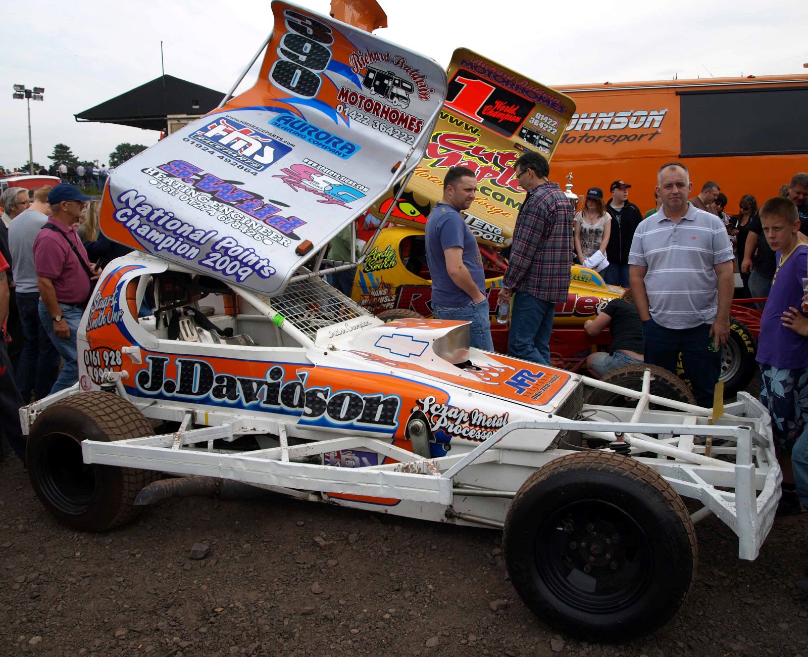 Dennis en Nicolien: World Final Brisca Stockcar F1 Coventry 2010