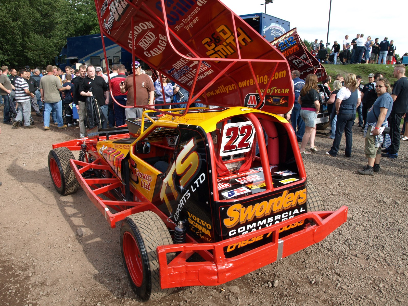 Dennis en Nicolien: World Final Brisca Stockcar F1 Coventry 2010