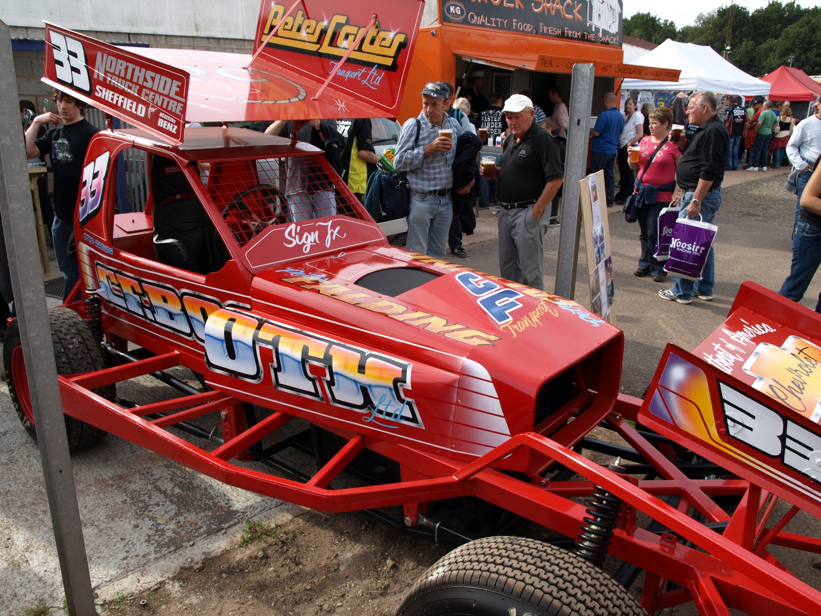 Dennis en Nicolien: World Final Brisca Stockcar F1 Coventry 2010