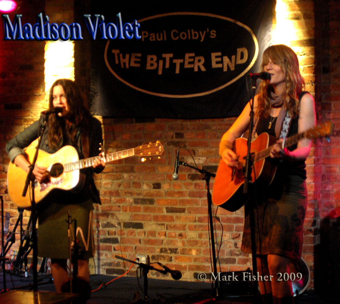 PHOTOGRAPHER MARK FISHER IMAGES: Madison Violet At The Bitter End in ...