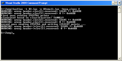 dominoc925: Performance of GeoMedia Grid's Import LAS File to Feature ...