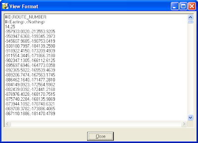 dominoc925: Export GeoMedia features and queries to ASCII text file