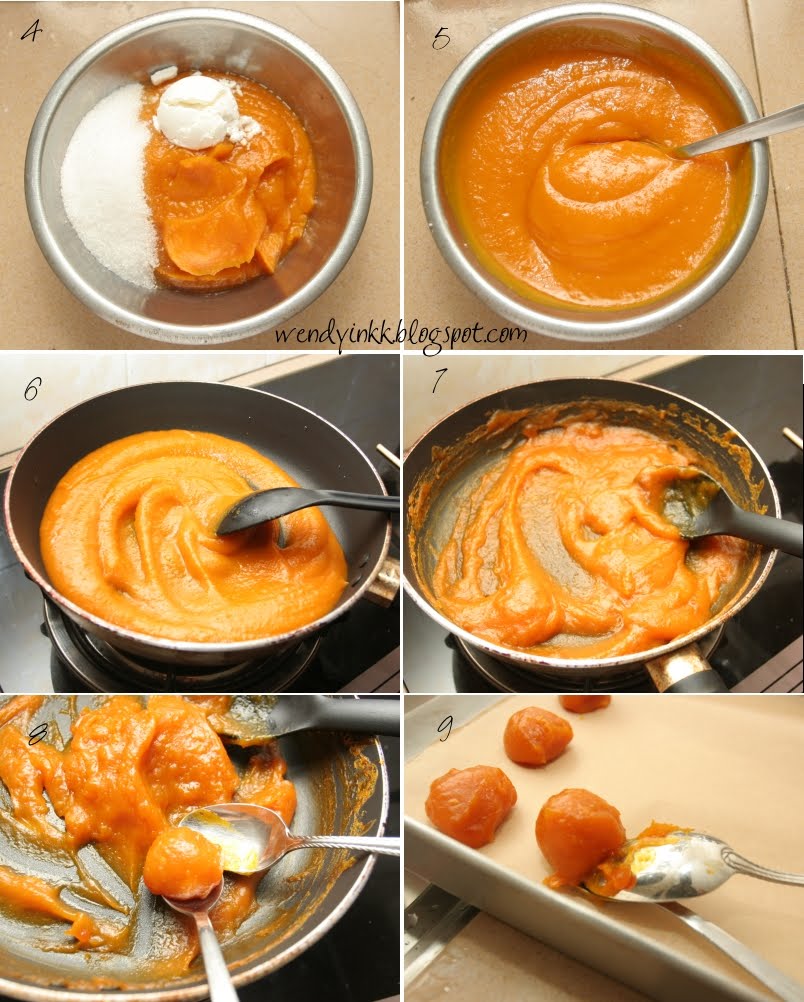 Table for 2.... or more: Steamed Pumpkin Buns 南瓜包子