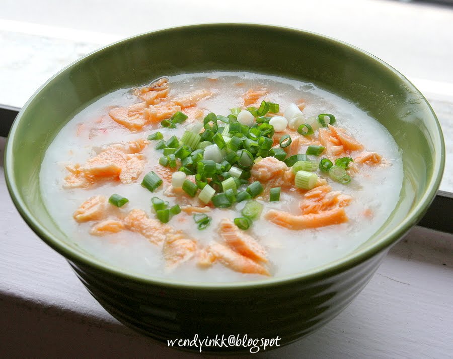 Table for 2.... or more: Salmon Congee 三文鱼粥