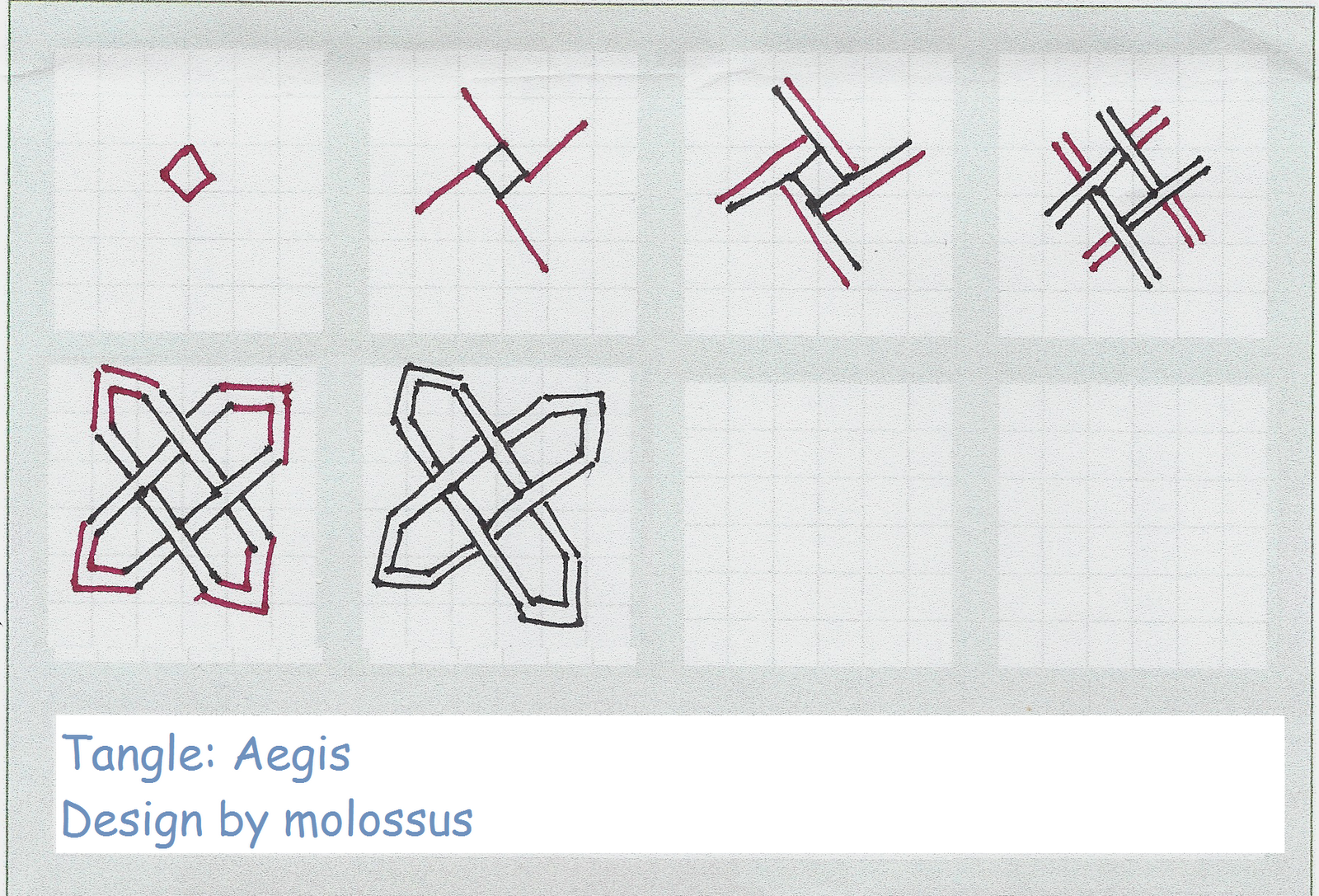 My tangle pattern: Aegis