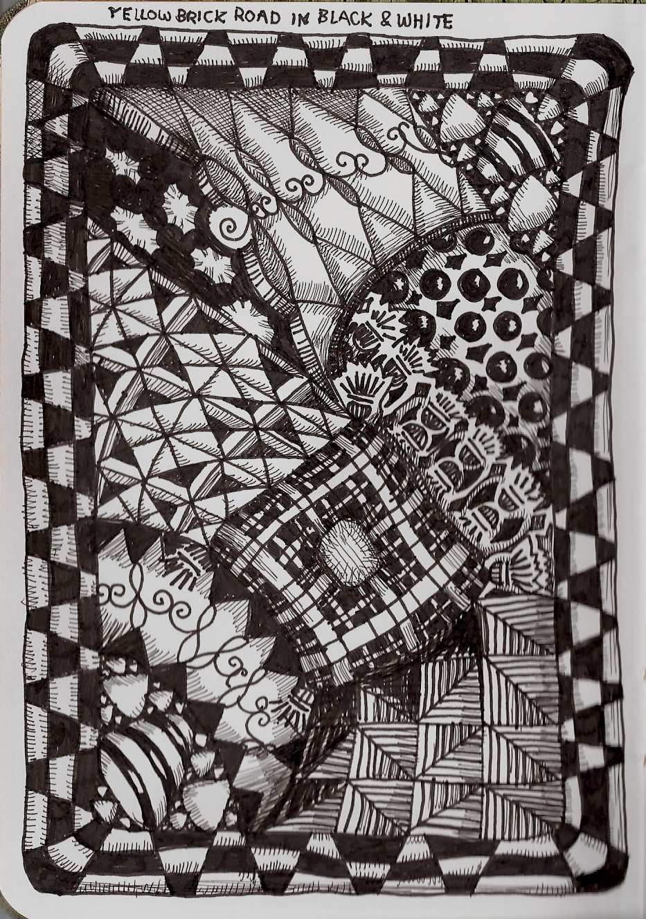 My tangle pattern: Jargoon