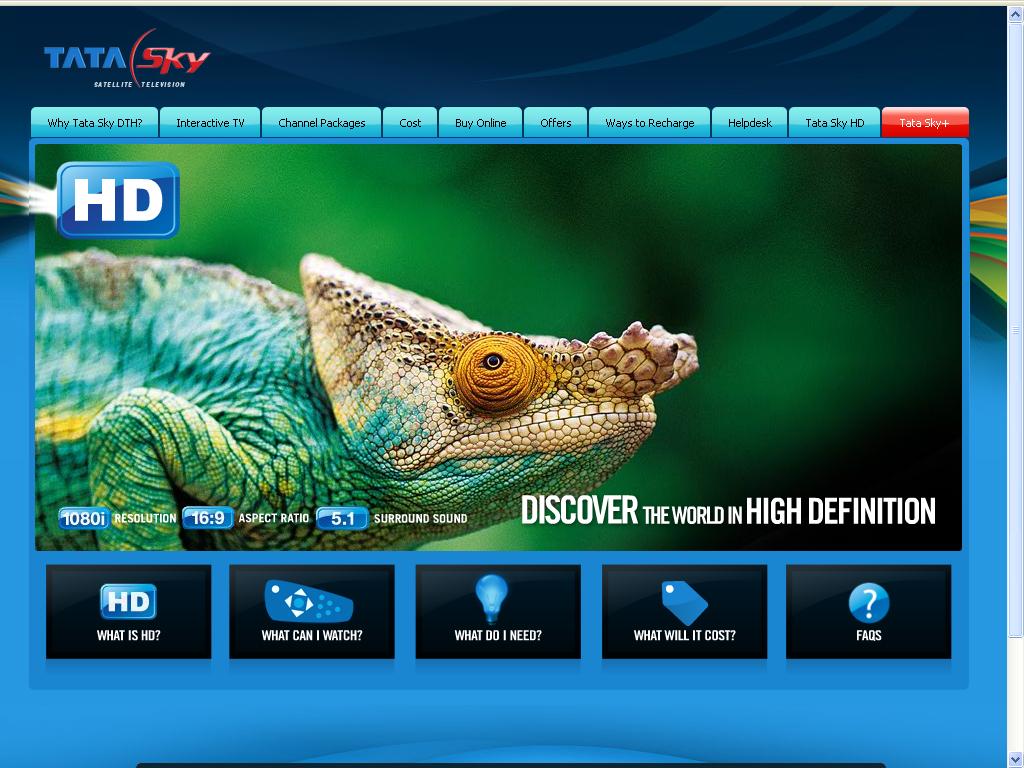 Tata Sky DTH Blog: Tata Sky HD Explained
