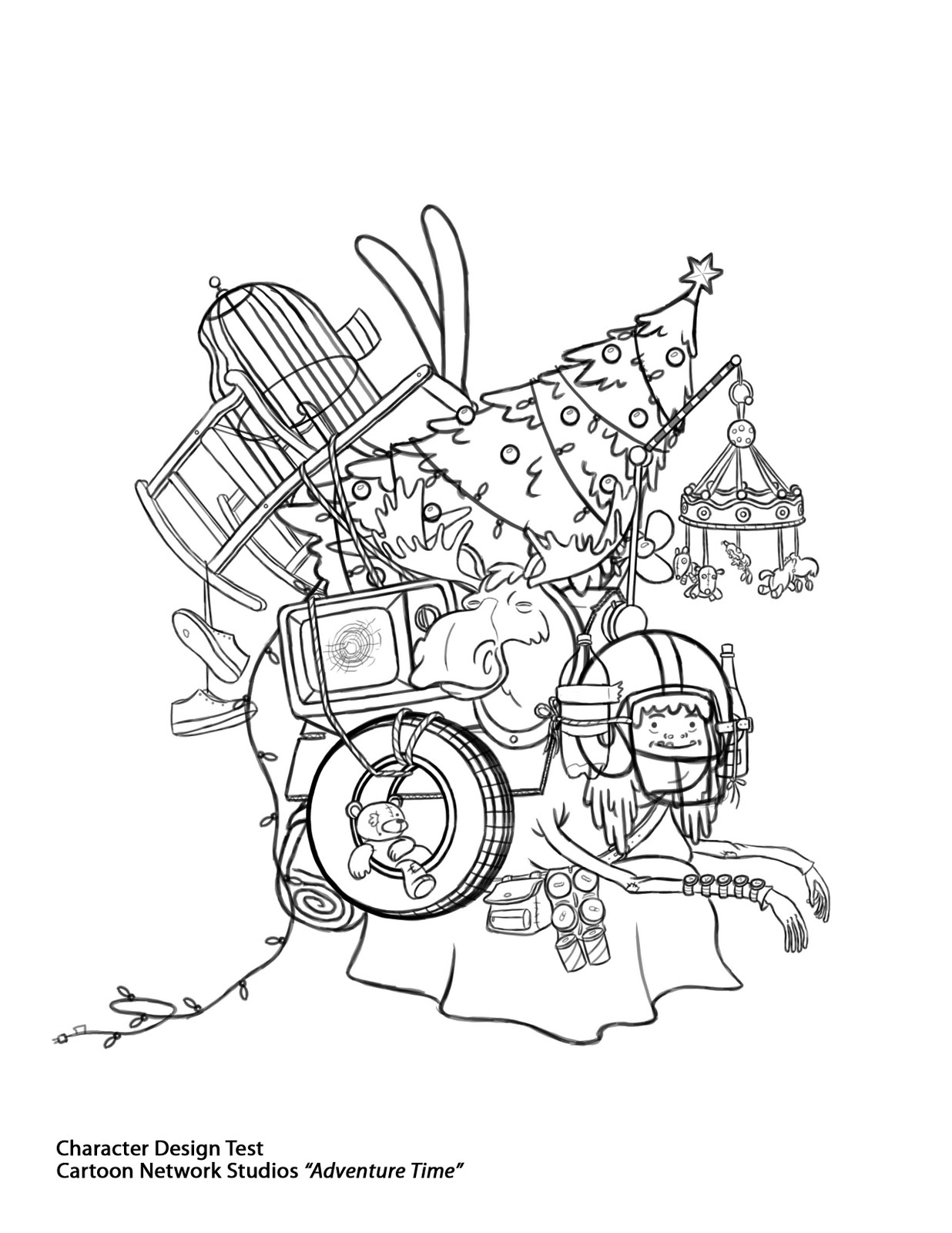 Raymond's So Called "Art": Cartoon Network Studios, Character Design Tests