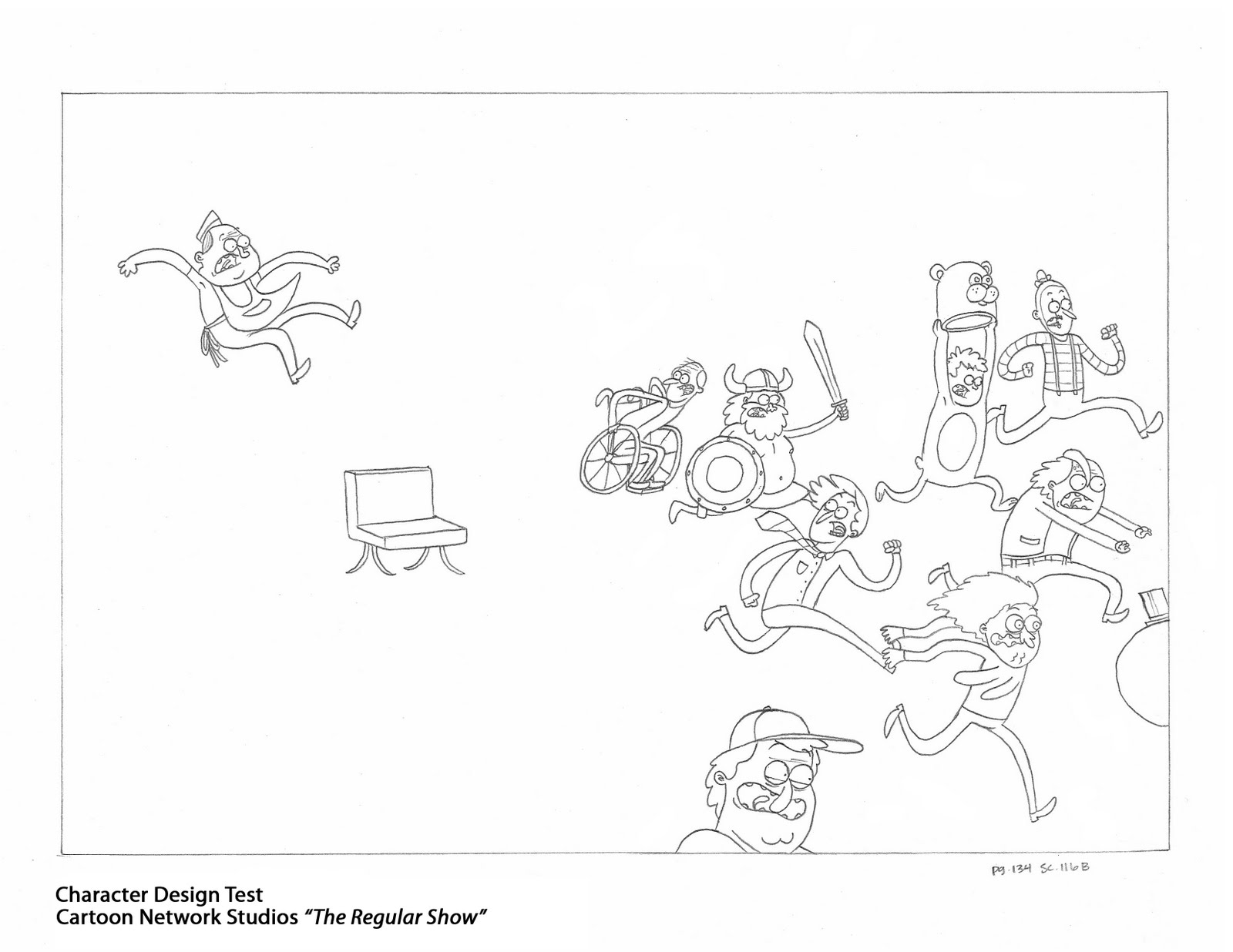 Raymond's So Called "Art": Cartoon Network Studios, Character Design Tests