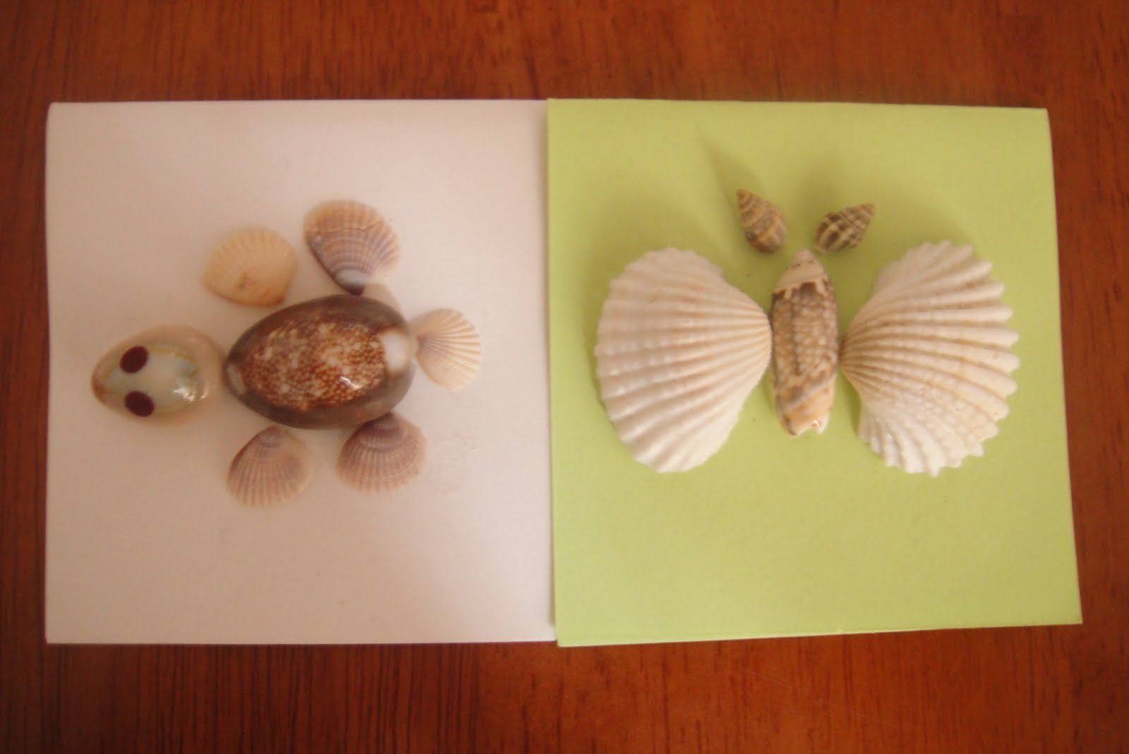 Literary Siesta {short stories for children}: simple shell art by ...