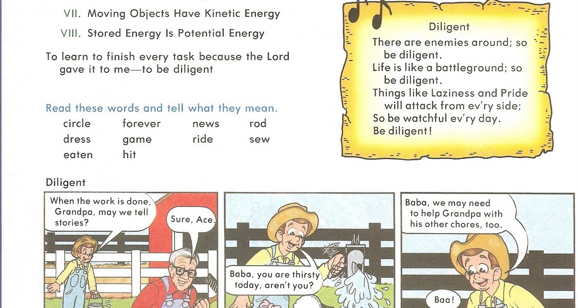 ACE Pace Samples: ACE Pace Sample - Science 5th Grade
