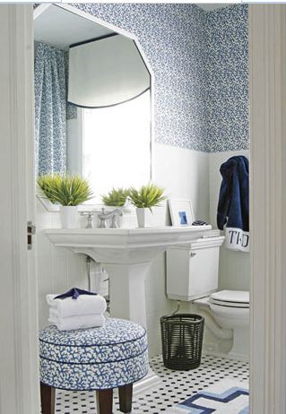 Swoonette: Blue and White Rooms