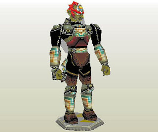Icthus7 Papercraft: Ganon o Ganondorf en Ocarine of Time.