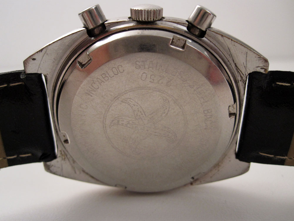 Vintage chronographs: 1970's Gigandet chronograph with Valjoux 7733 ...