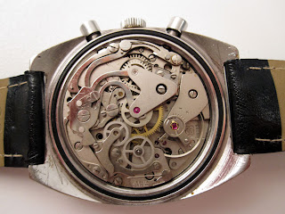 Vintage chronographs: 1970's Gigandet chronograph with Valjoux 7733 ...