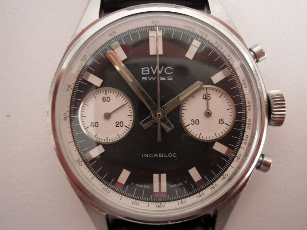 Vintage chronographs: 1960's BWC chronograph with Landeron 248 movement