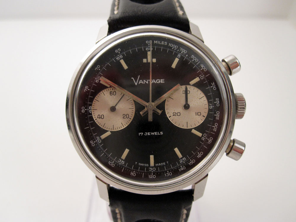 Vintage chronographs: 1970's Vantage chronograph with Valjoux 7733 ...