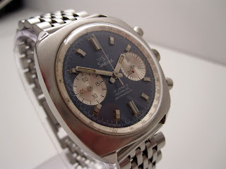Vintage chronographs: 1970's Sabina chronograph with Valjoux 7733 movement
