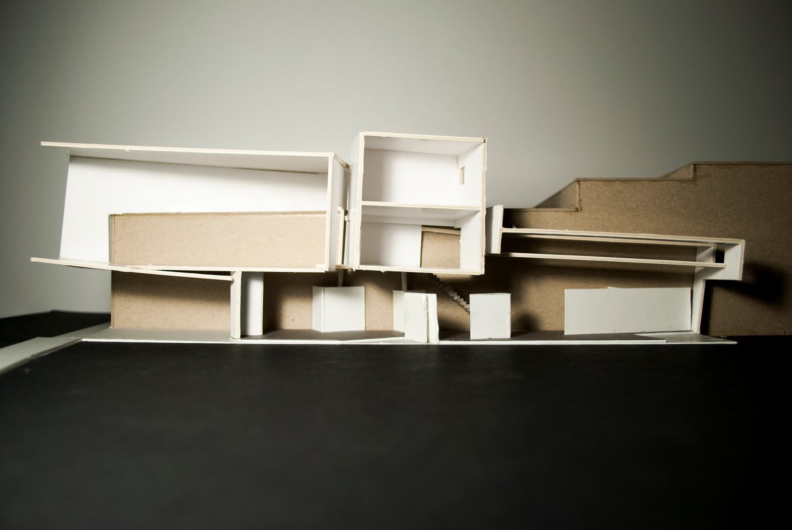 Matthew Hunter Arch 1201: 1:100 Sectional Model Images