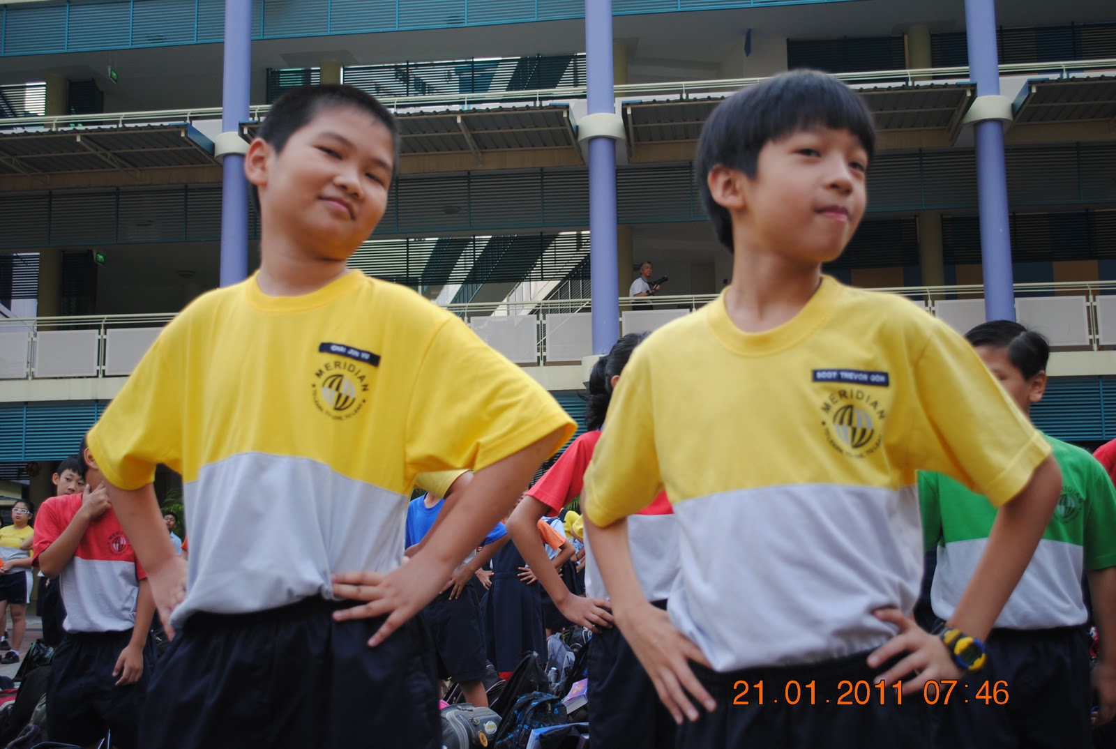 Meridian Primary School Singapore: Morning Exercise in Meridian Primary ...