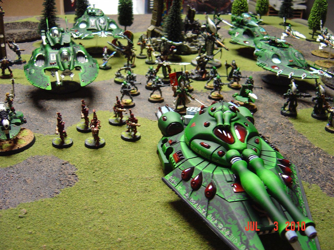 Team Snake Eyes: Army Showcase - Ol' Seth's Biel Tan Eldar Host