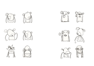 lou: monkey doodles
